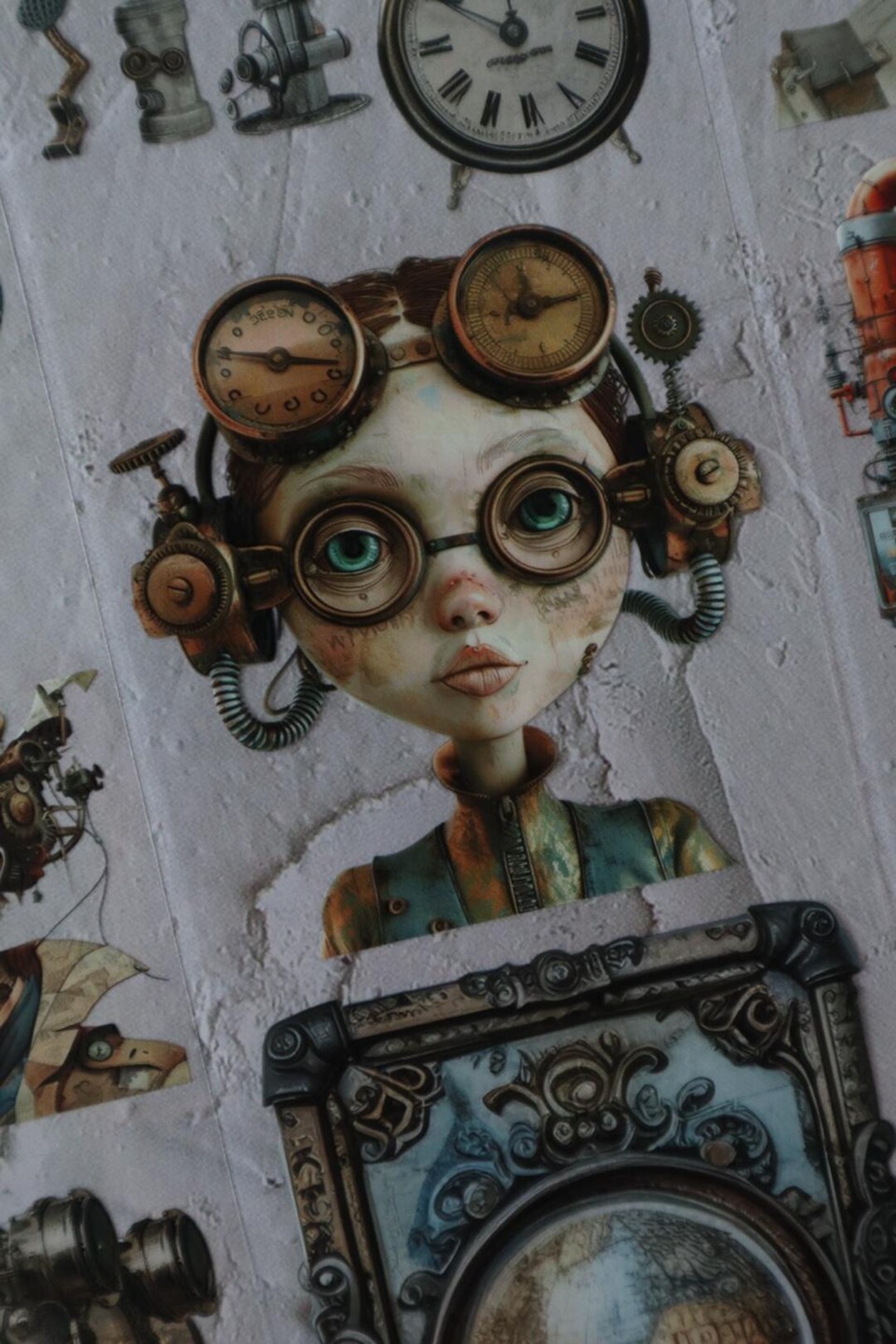 OURTIME) Steampunk Pet Tape - 3D Glossy Printing 200cm(1 Loop) - Etsy