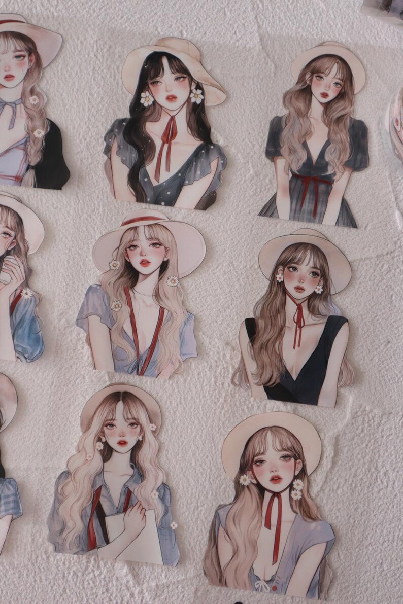 OURTIME) 田舎娘ペットテープ - 3D光沢プリント 200 cm(100 cm x 2カット) - Etsy 日本