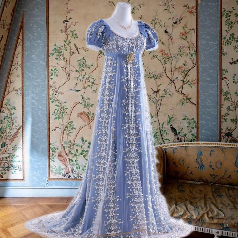 Regency Ball Gown - Etsy UK