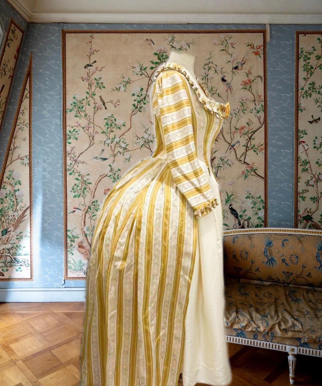 Historical Rococo Style Dress, 18th Century, Custom-made Historical ...