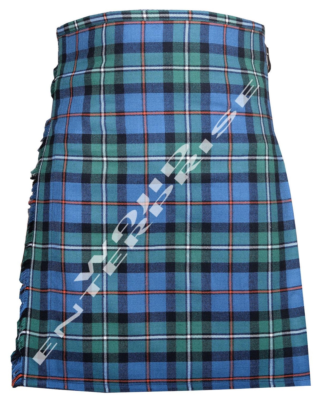 Handmade Scottish Tartan Kilt: Campbell of Cawdor Ancient, 8 Yard, 16 ...