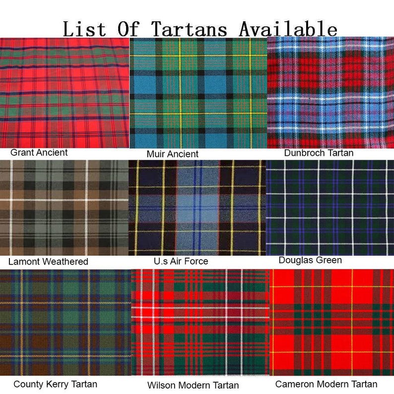 Scottish Clan Tartan Scarf: Acrylic Hand-fringed Sash - Etsy