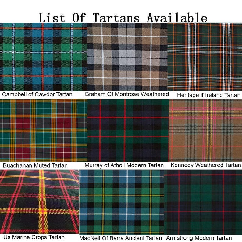 Scottish Clan Tartan Scarf: Acrylic Hand-fringed Sash - Etsy