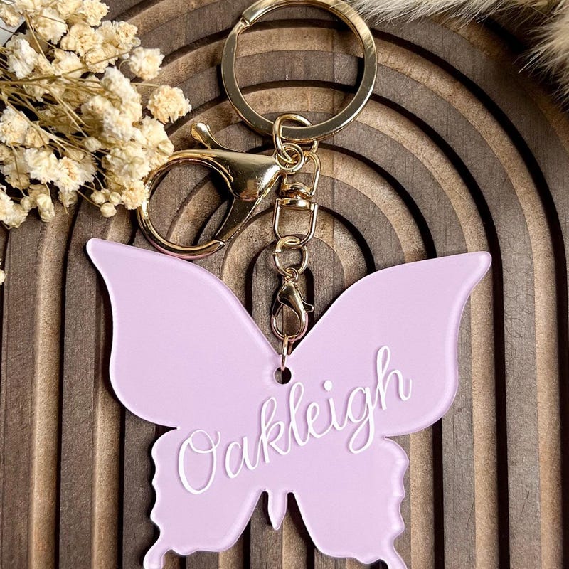 Butterfly Keychain - Etsy