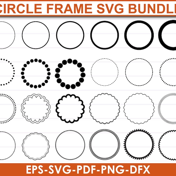 Circle Patterns Svg - Etsy