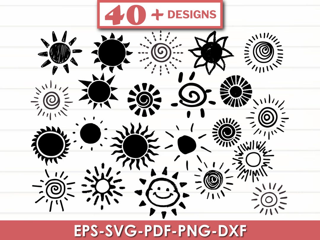Sun Svg Bundle, Sunrise Svg , Sun Svg Cut File, Sunrise Svg Bundle ...