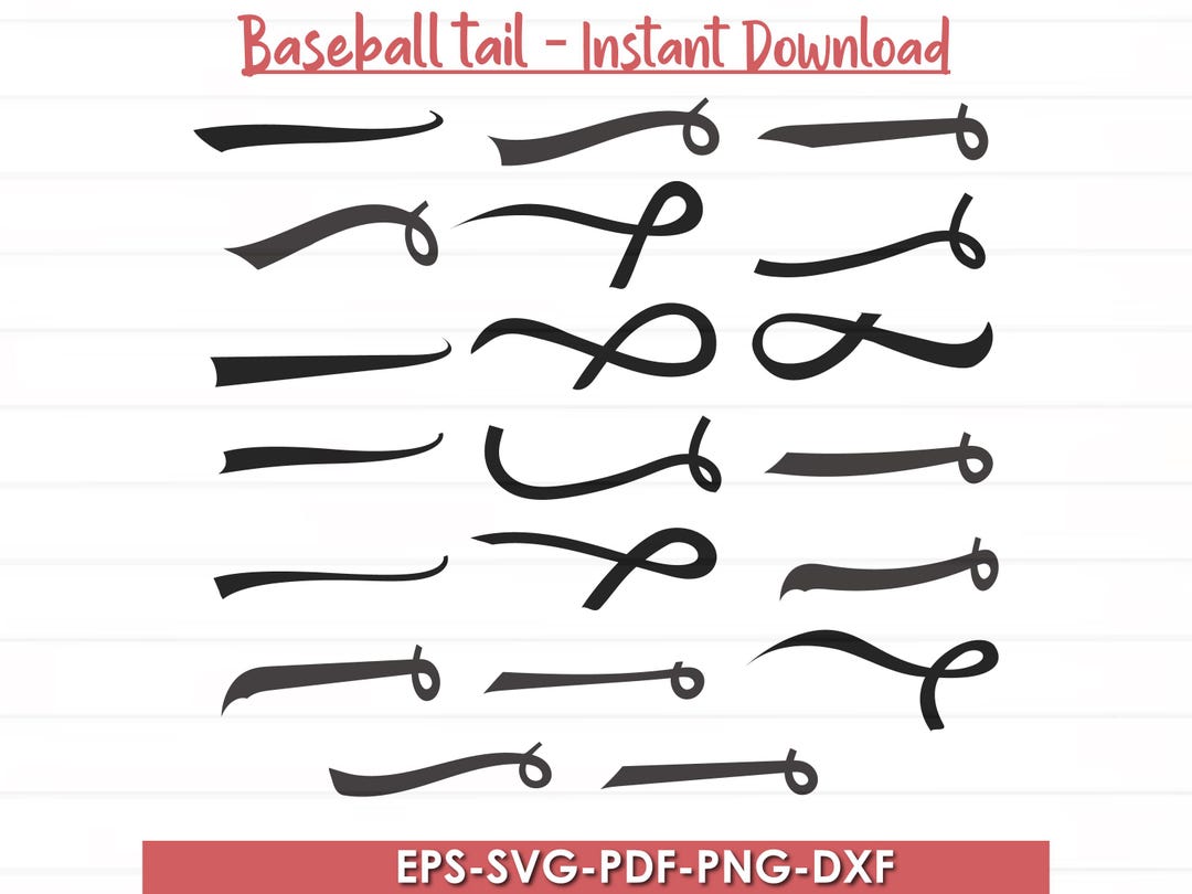 Text Tail Cricut, Swoosh Tail Svg, Swashes Svg, Font Swashes, Font ...