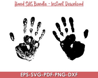 Handprints SVG- Handprints Vector Kids Handprints Png- Hands SVG- Hands ...