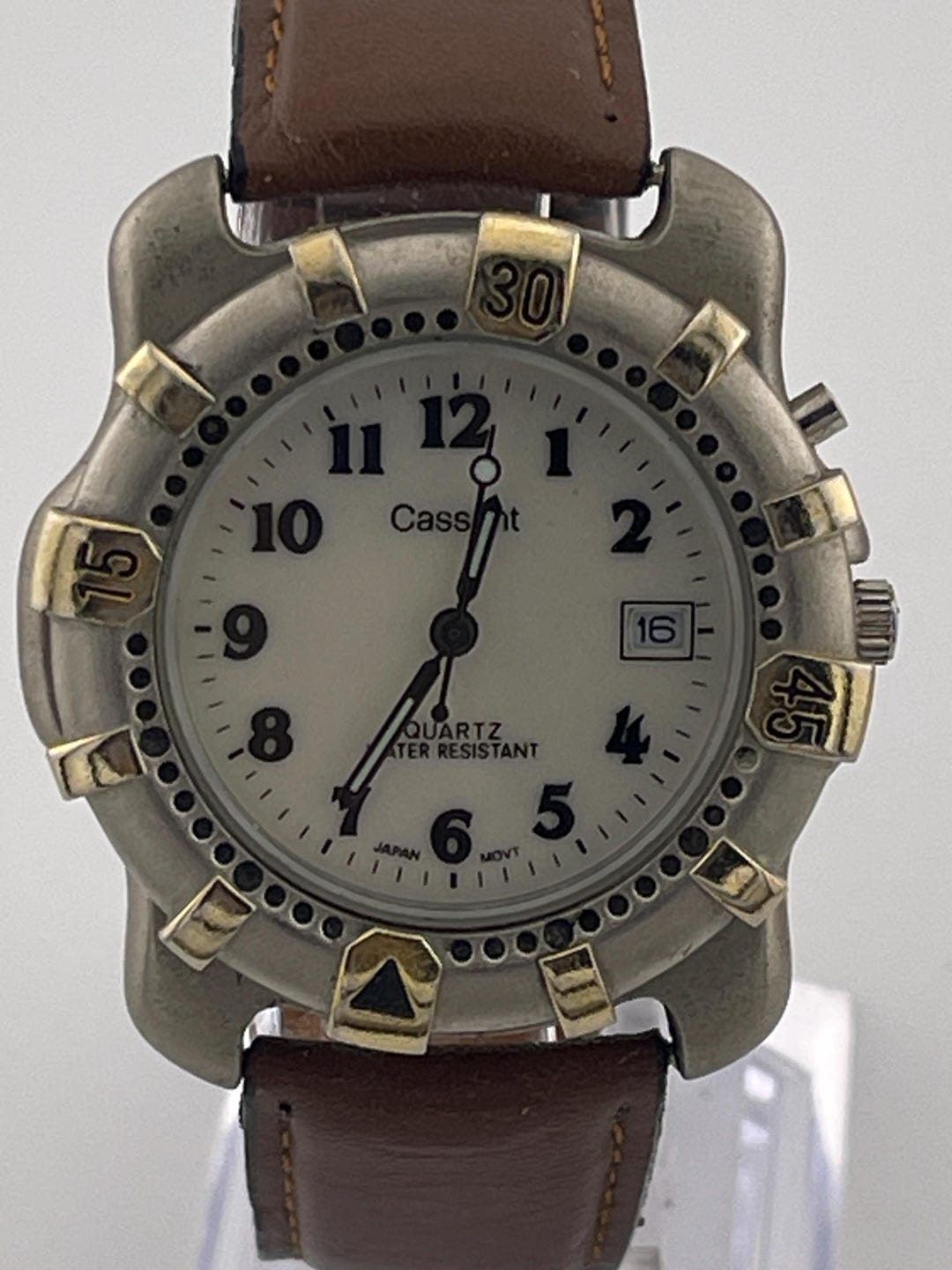 Cassant Diver Style Quartz Watch C.1999 – Two Tone Case, Date Window ...