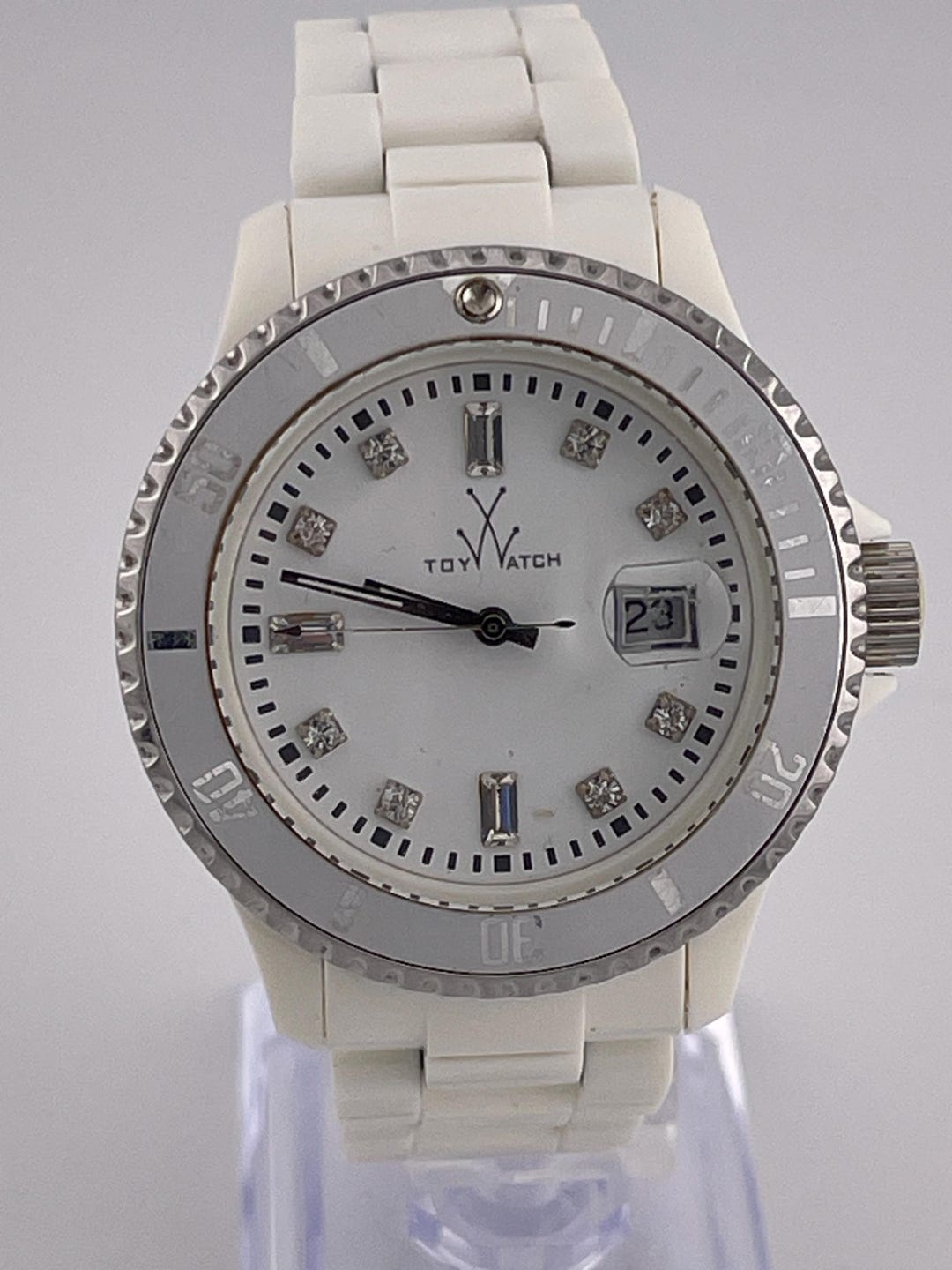 Toy Watch by Marco Mavilla White Ceramic Date Quartz Watch C. 2010s ...