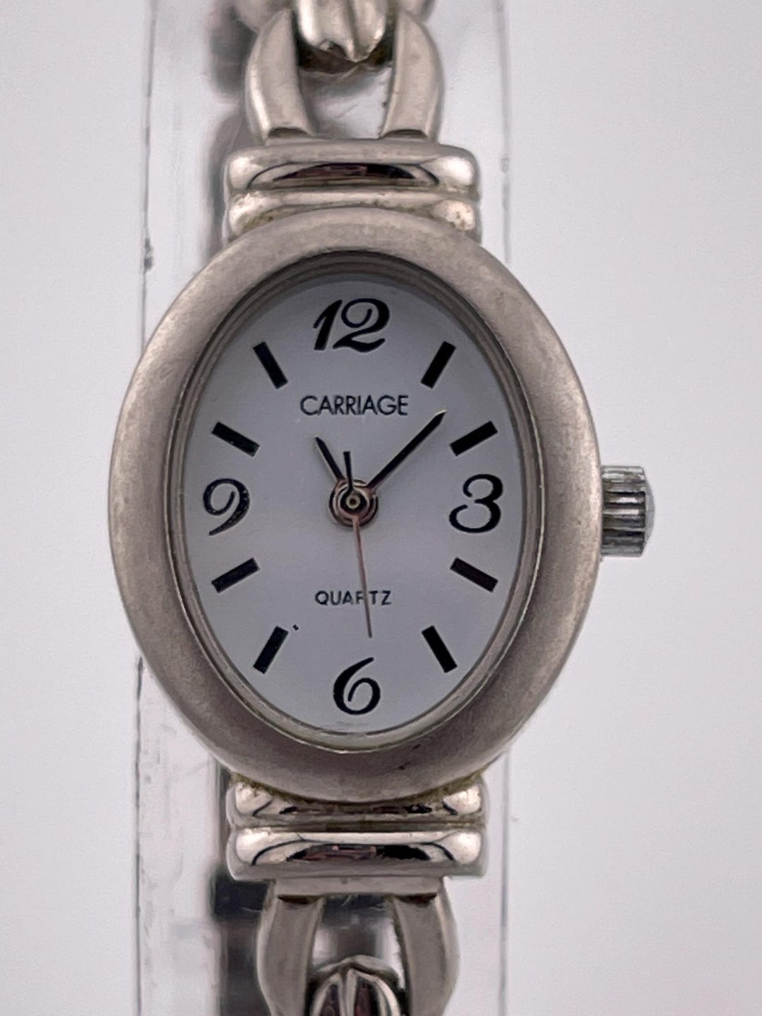 Carriage by Timex L2 Petite Silver Bracelet Watch C. 1990s - Etsy
