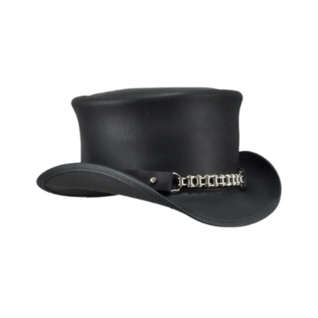 Metal Chain Top Hat – Gothic Steampunk Costume Hat for Men & Women ...