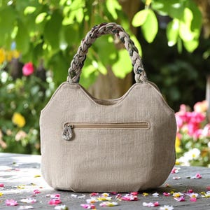 Embroidered Canvas Handbag: Boho Floral Woven Purse - Etsy
