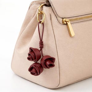 Rose Flower Bag Charm – Luxury Bag Accessory for Women - Etsy