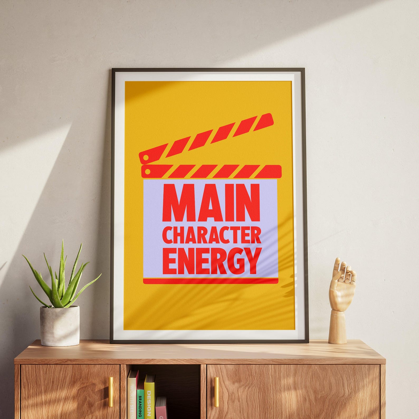 Main Character Energy Poster - Inspirational Wall Art - Matte Finish ...