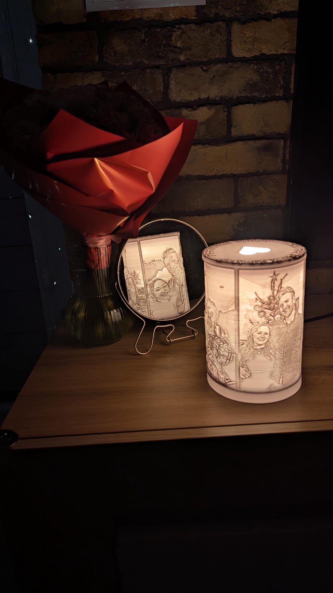 STL Custom 3D Lithophane Cylinder Lamp – Your Photos in Light! - Etsy