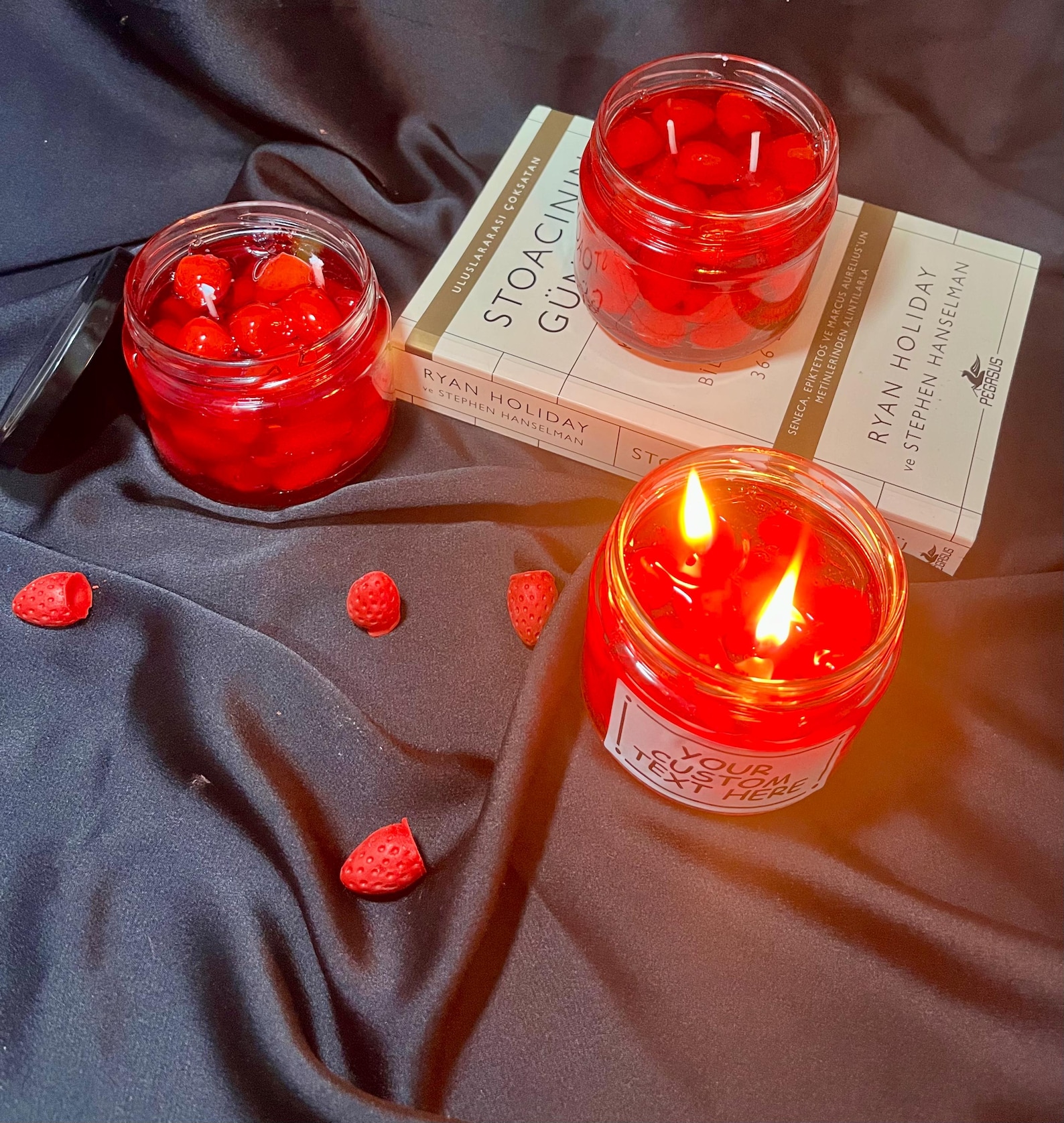 Handmade Strawberry Jam Candle: Fruity Dessert Scented Candle - Etsy