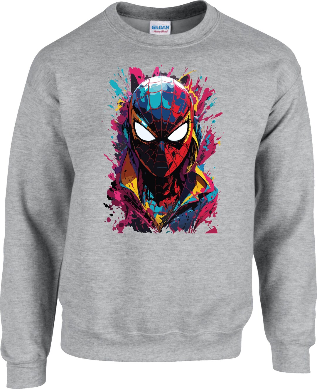 Spider-man Cotton Jumper, Marvel Superhero Pullover, Personalized Gift ...