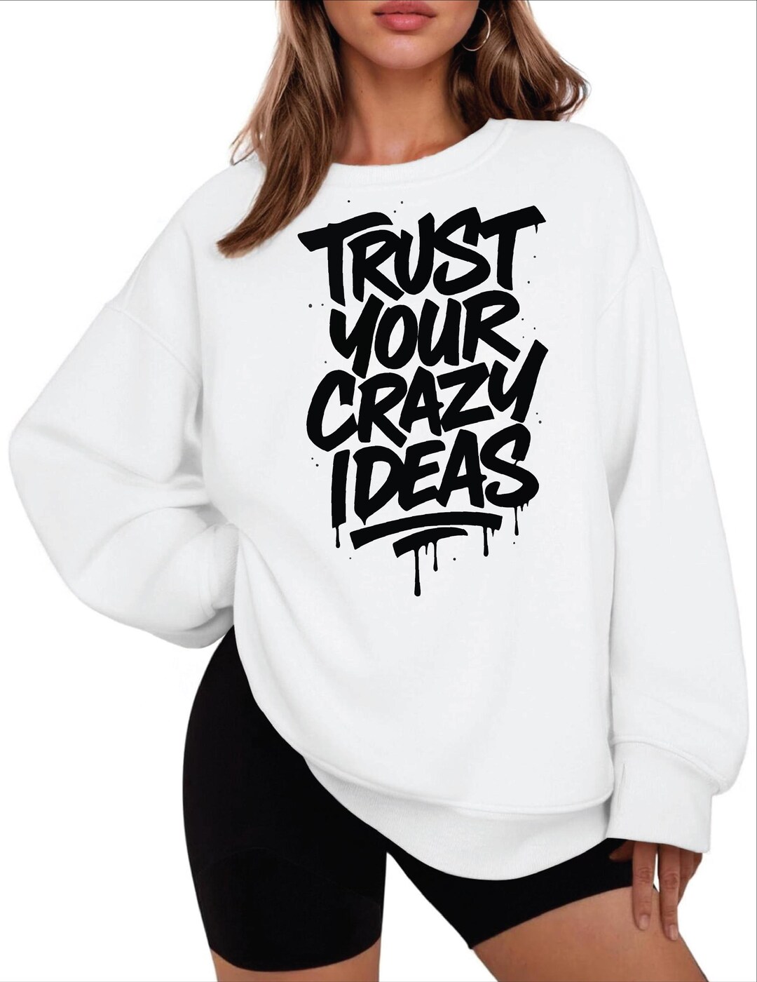 Trust Your Crazy Ideas Hoodie, Adult Humor Sarcastic, Unisex Tee Top - Etsy