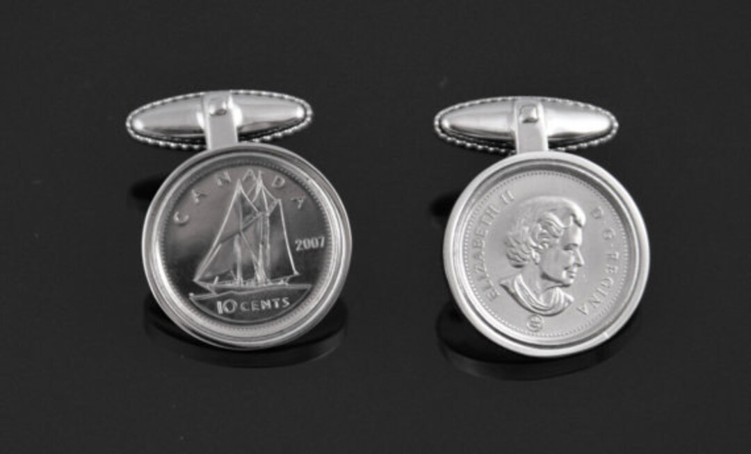 Canada Coin Cufflinks - Canadian Mint Coin Cufflinks- Perfect Canada ...
