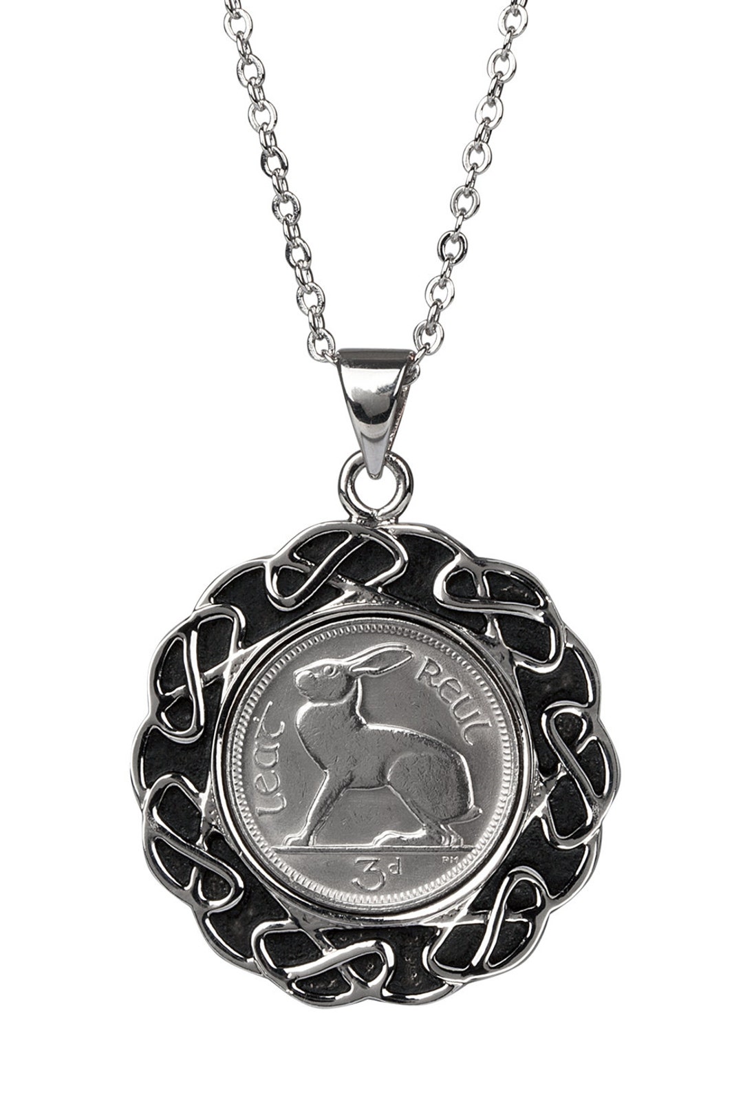 Rare Coin - Lucky Irish Coin Pendant - Handmade Beautiful Irish Coin ...
