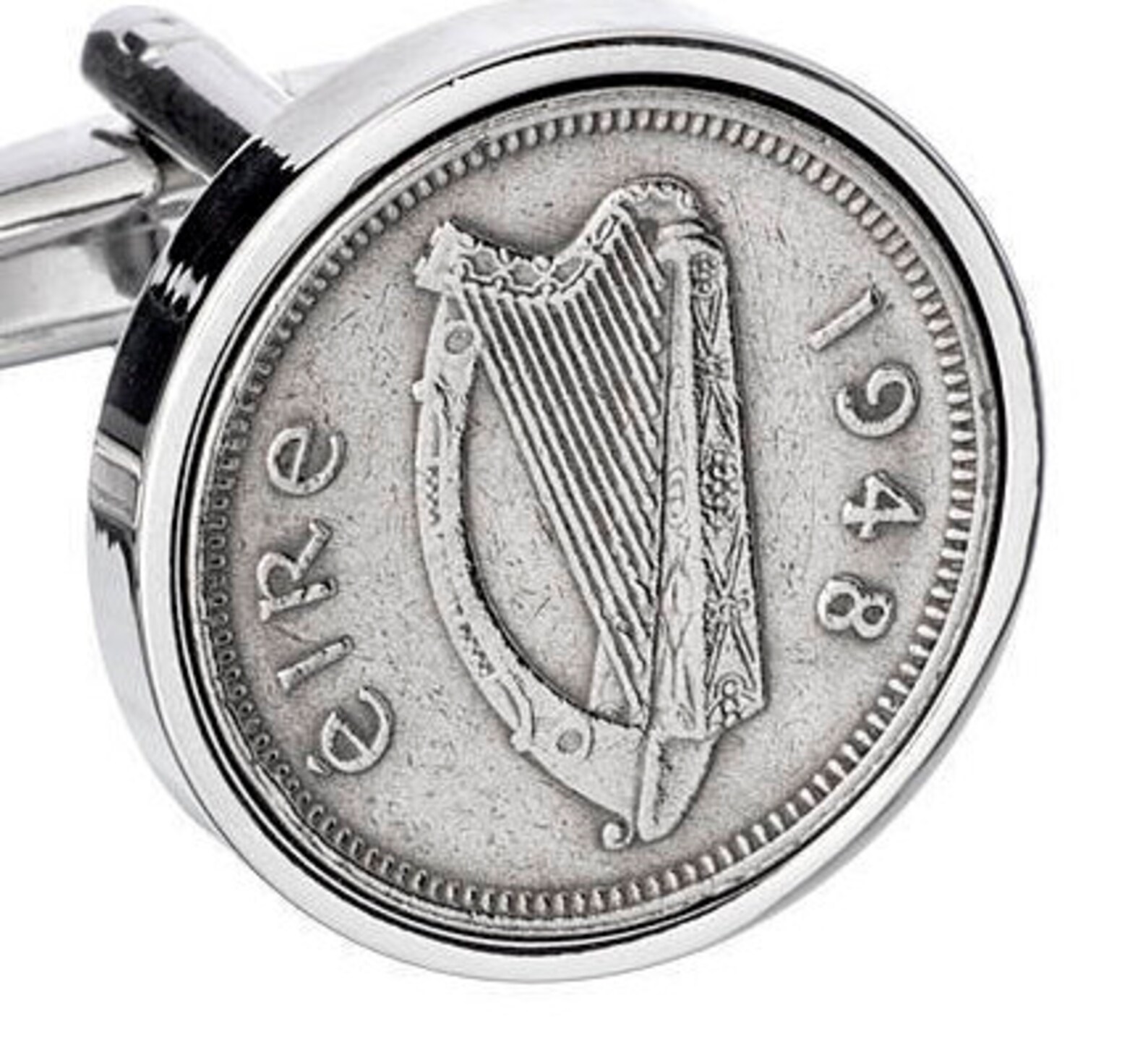 1948 Birthday 1948 Irish Gift Lucky Irish Coin Cufflinks Includes ...