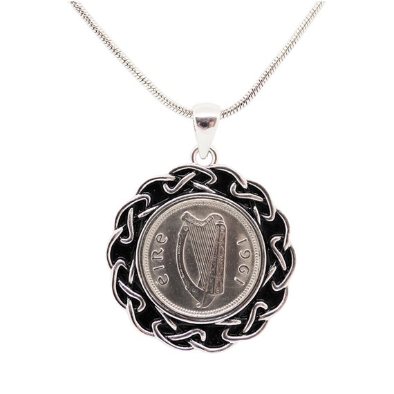 1961 Birthday Gift Year 1961 Coin Lucky Coin Necklace Handmade Birthday Gift Lucky Gift for Women Coin Pendant for Women Etsy