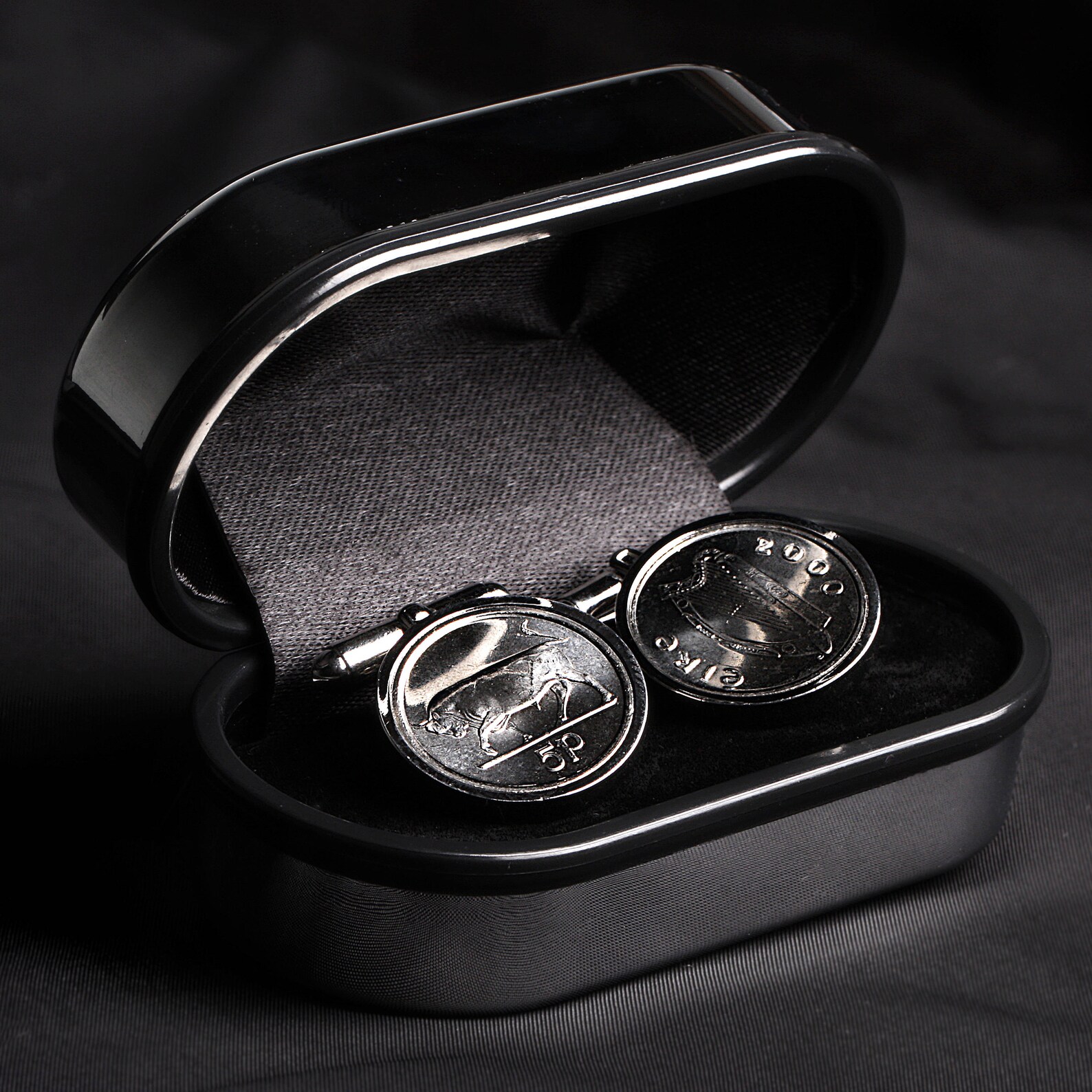 Irish Coin Cufflinks Lucky Irish Bull Cufflinks-perfect Gift - Etsy