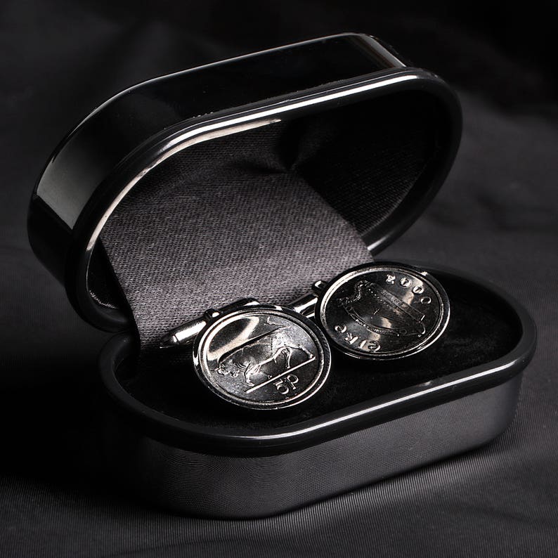 Irish Coin Cufflinks Lucky Irish Bull Cufflinks-perfect Gift | Etsy