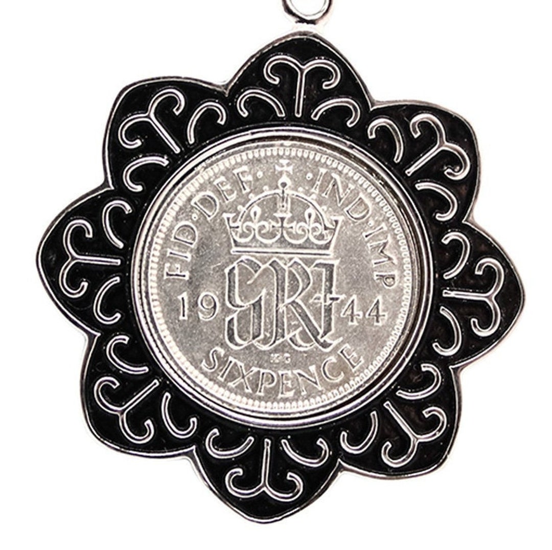 80th England Genuine 1944 Sixpence 1944 Birthday Gift 1944 English Coin ...