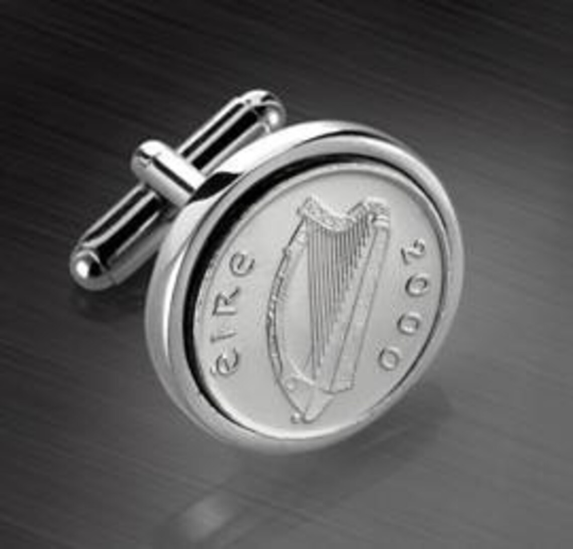 Irish Cufflinks 5p Bull and Harp Cufflinks Includes - Etsy