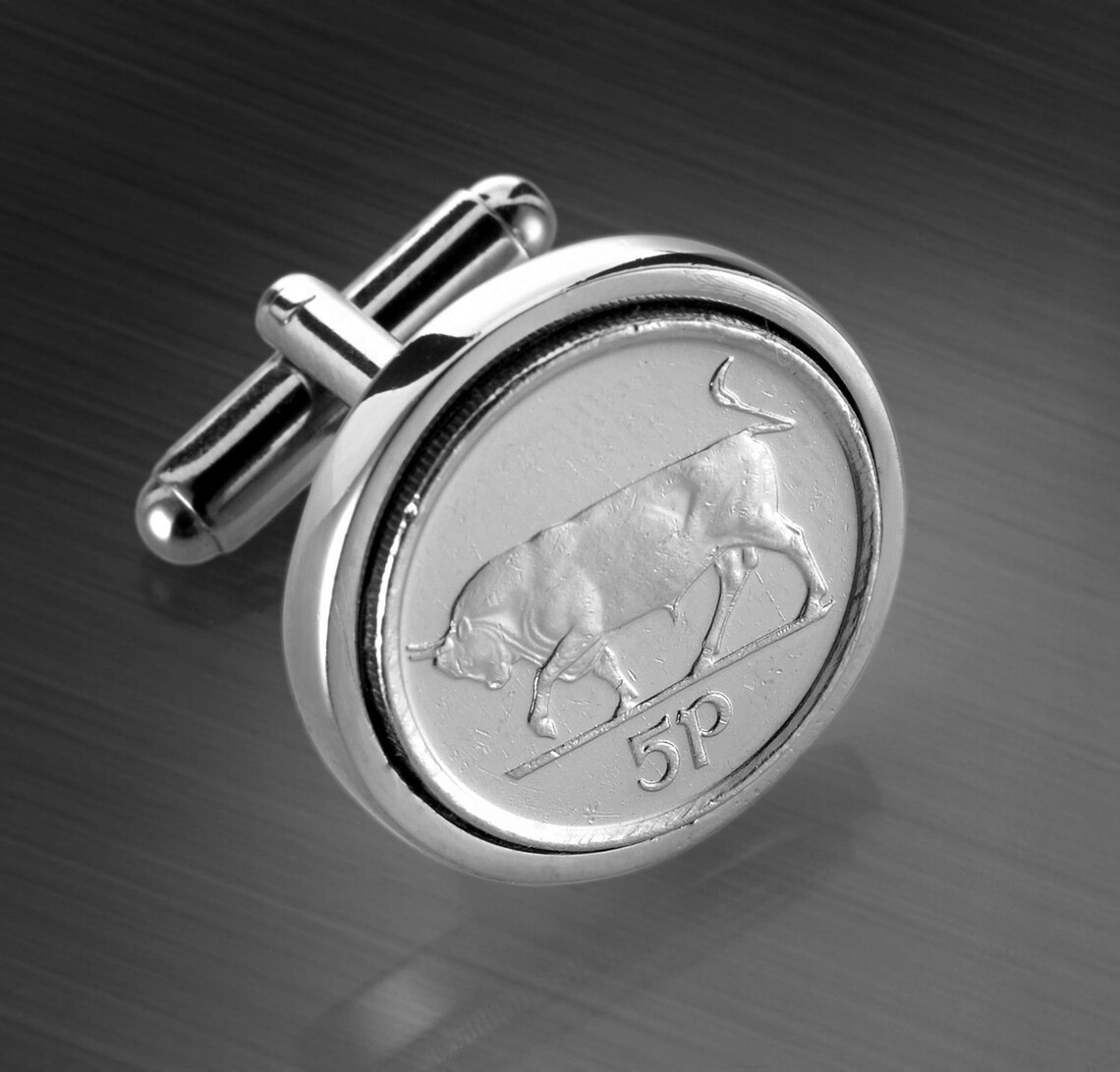 Coin Cufflinks Handmade coins from Ireland Irish Coins | Etsy