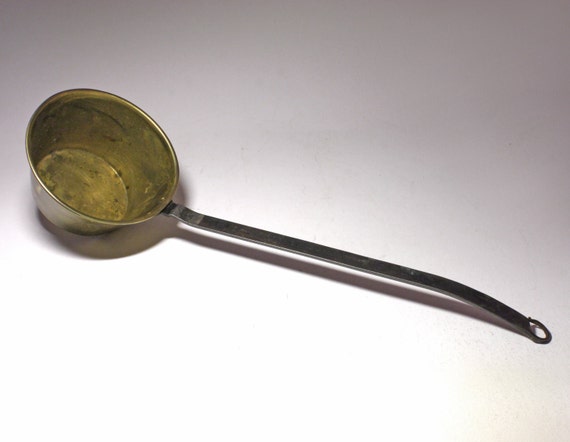 Primitive Large Dipper Steel Dipper Brass Bucket Dipper | Etsy