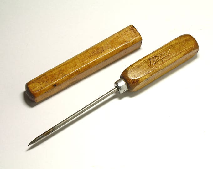 Vintage Ice Pick With Wooden Sheath - Circa 1920's - Etsy