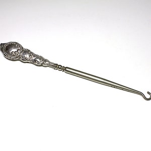 Vintage Sterling Silver Button Hook - Circa 1914 - Etsy
