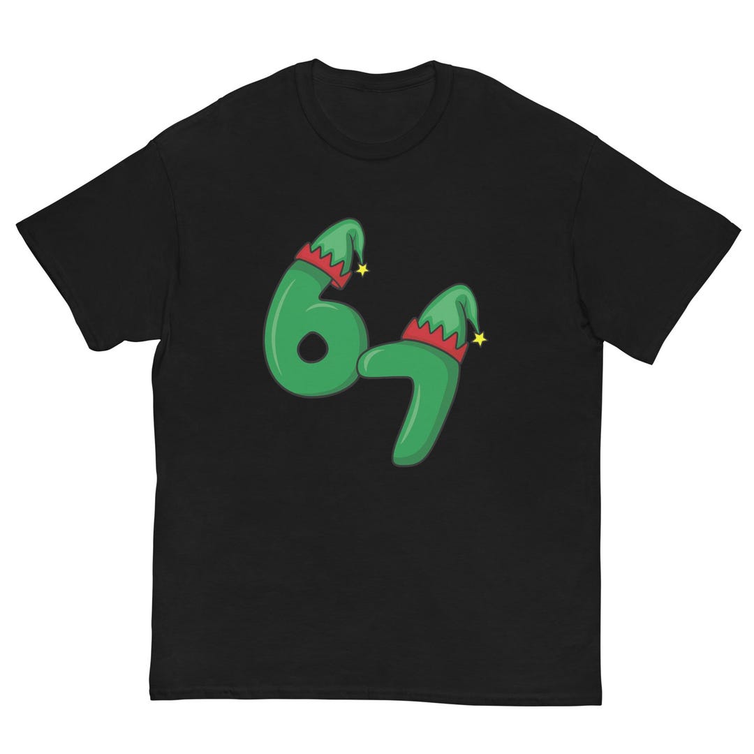 Viral 67 Christmas Elf Hat 6 7 Trend Meme Six Seven Elves Tank Top - Etsy