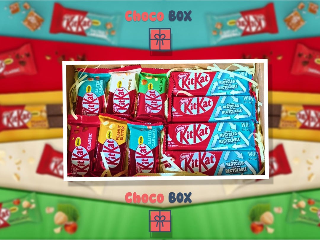 Kit Kat Chocolate Gift Box | Personalized | Treat Box | Gift Box ...