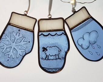 Mitten Stained Glass - Etsy