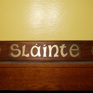 Carved Celtic Sign "slainte" - Etsy