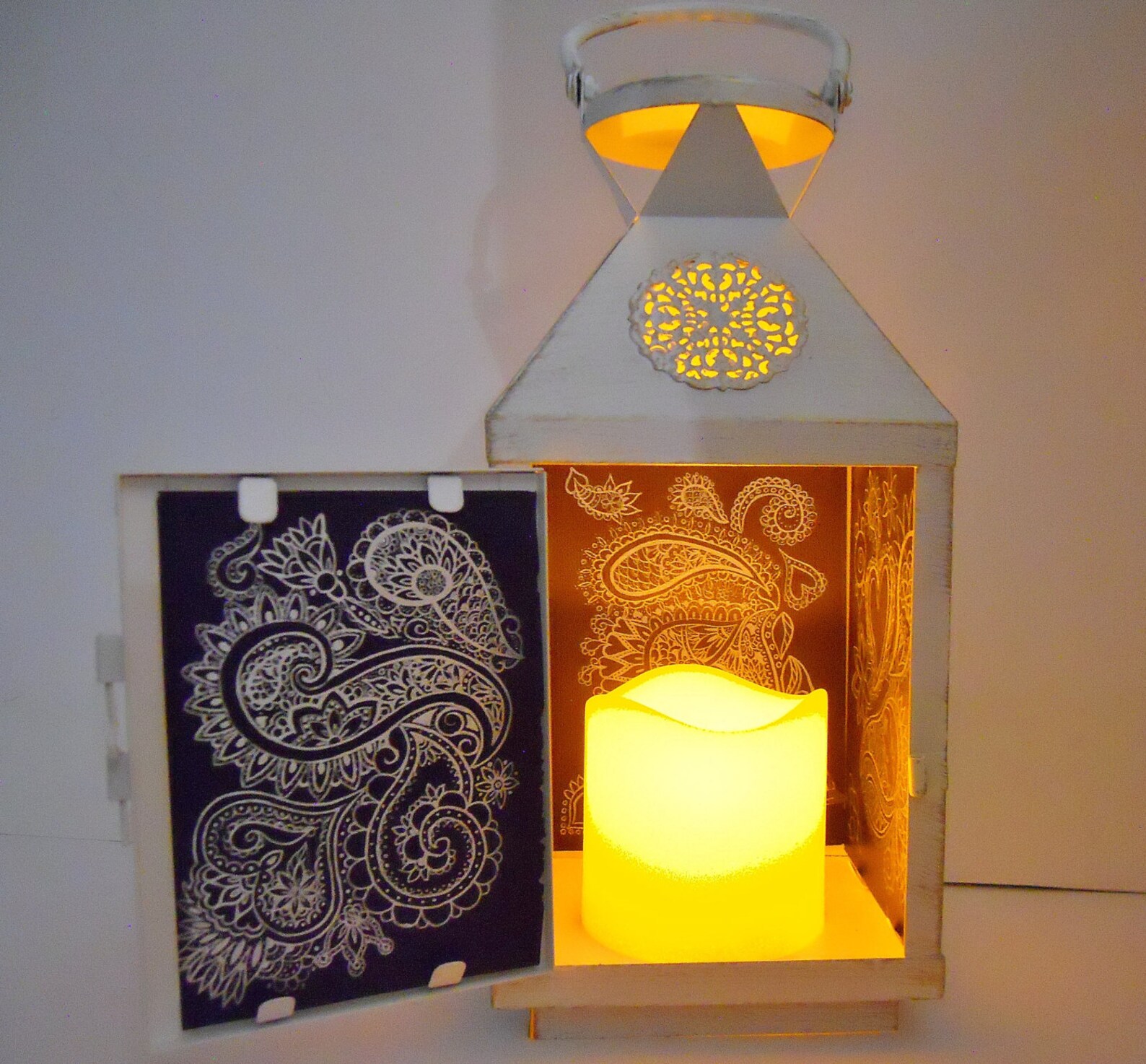 Engraved Mirror Lantern - Etsy