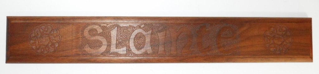 Carved Celtic Sign slainte - Etsy