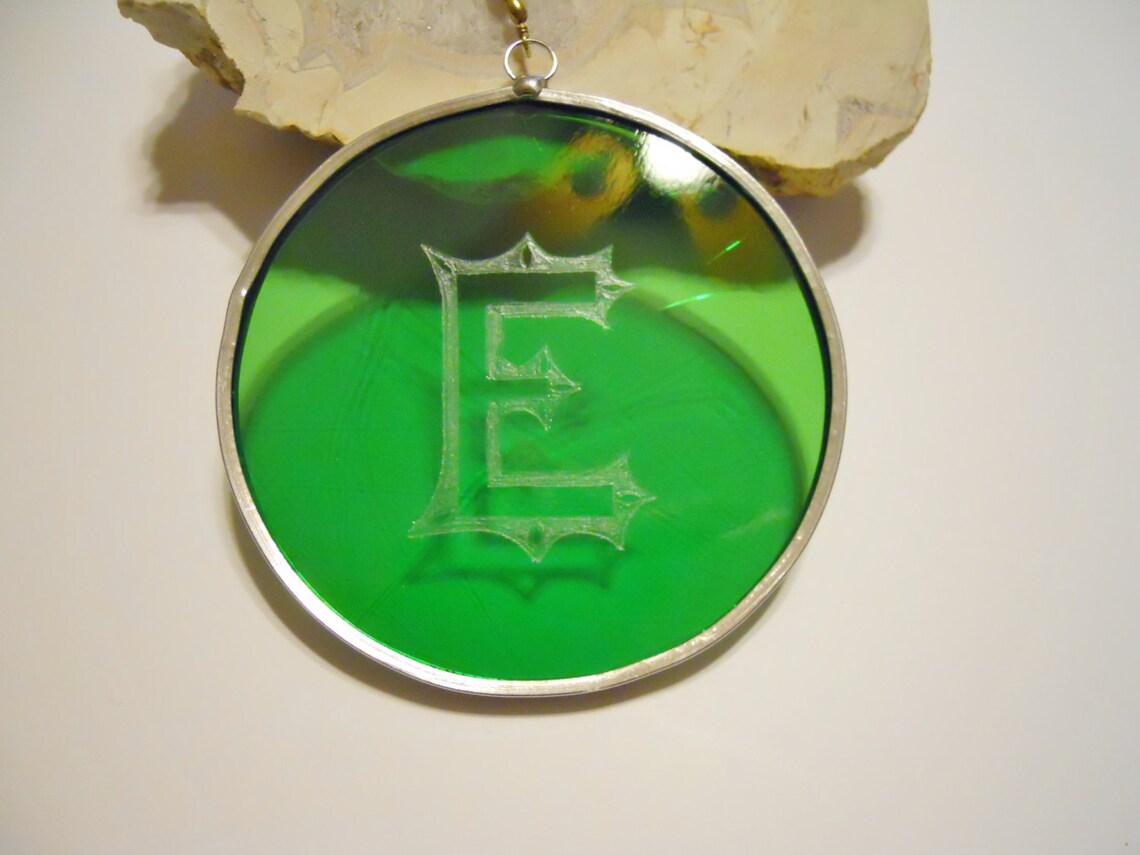 Stained Glass Letter E - Etsy