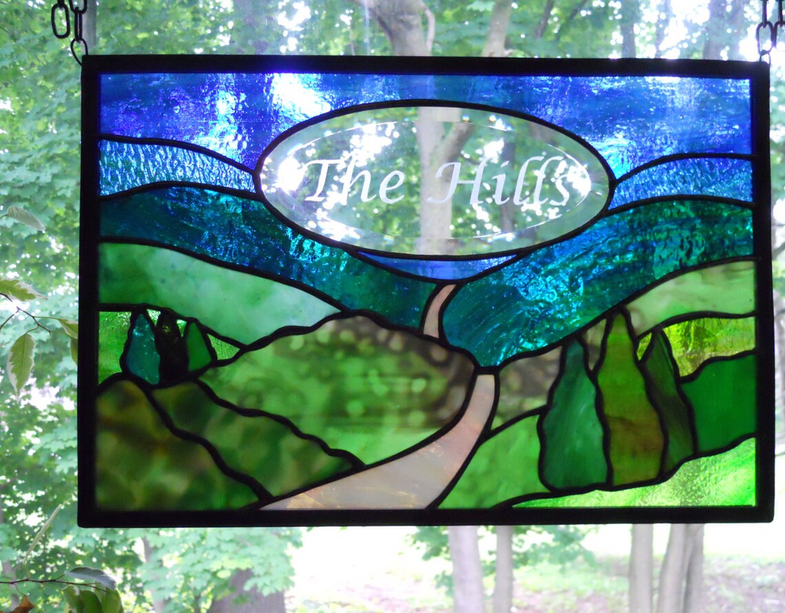 Custom, Personalized Stained Glass Panel - Etsy