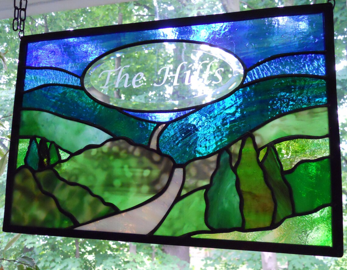 Custom, Personalized Stained Glass Panel - Etsy