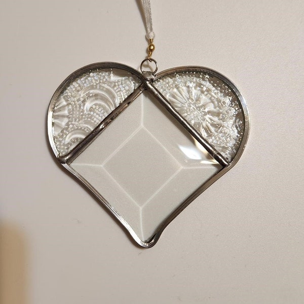 Beveled Glass Heart - Etsy
