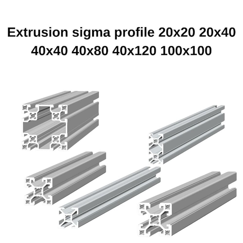 Aluminum Extrusion Sigma Profile: DIY Frame for 3D Printing ...