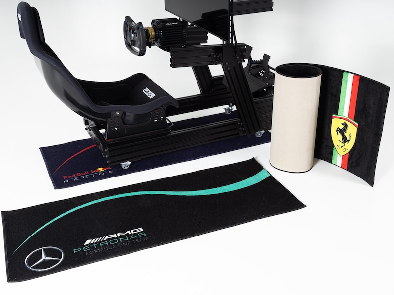 Sim Rig Floor Mat | Cockpit Underlay | Racing Setup Rug - Etsy
