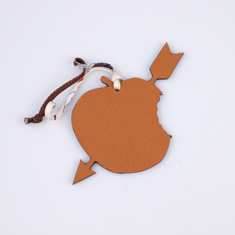 Gold Epsom and Blue Togo Apple Arrow Bag Charm - Etsy