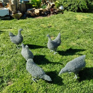 Handmade Chicken Wire Chicken Sculpture ~ Garden Art - Etsy