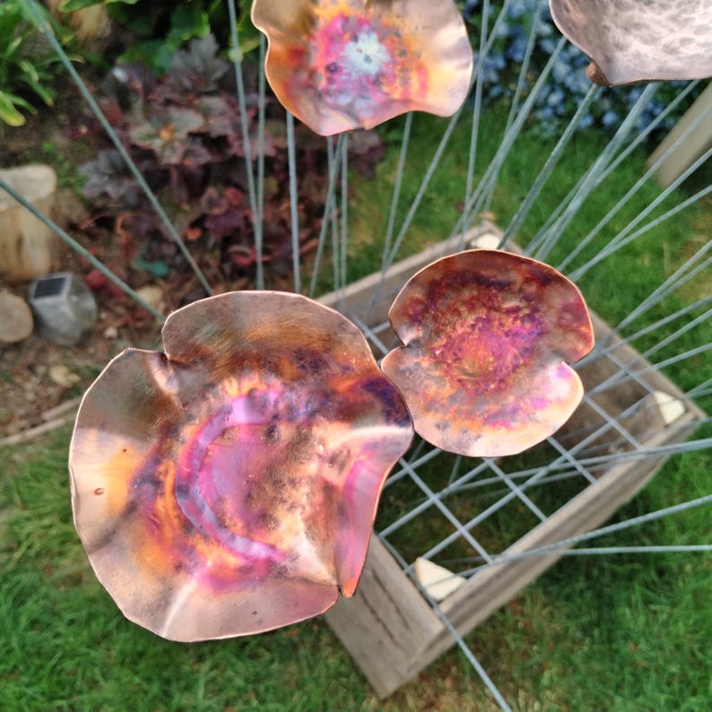 Pure Copper Handmade Poppy - Etsy UK